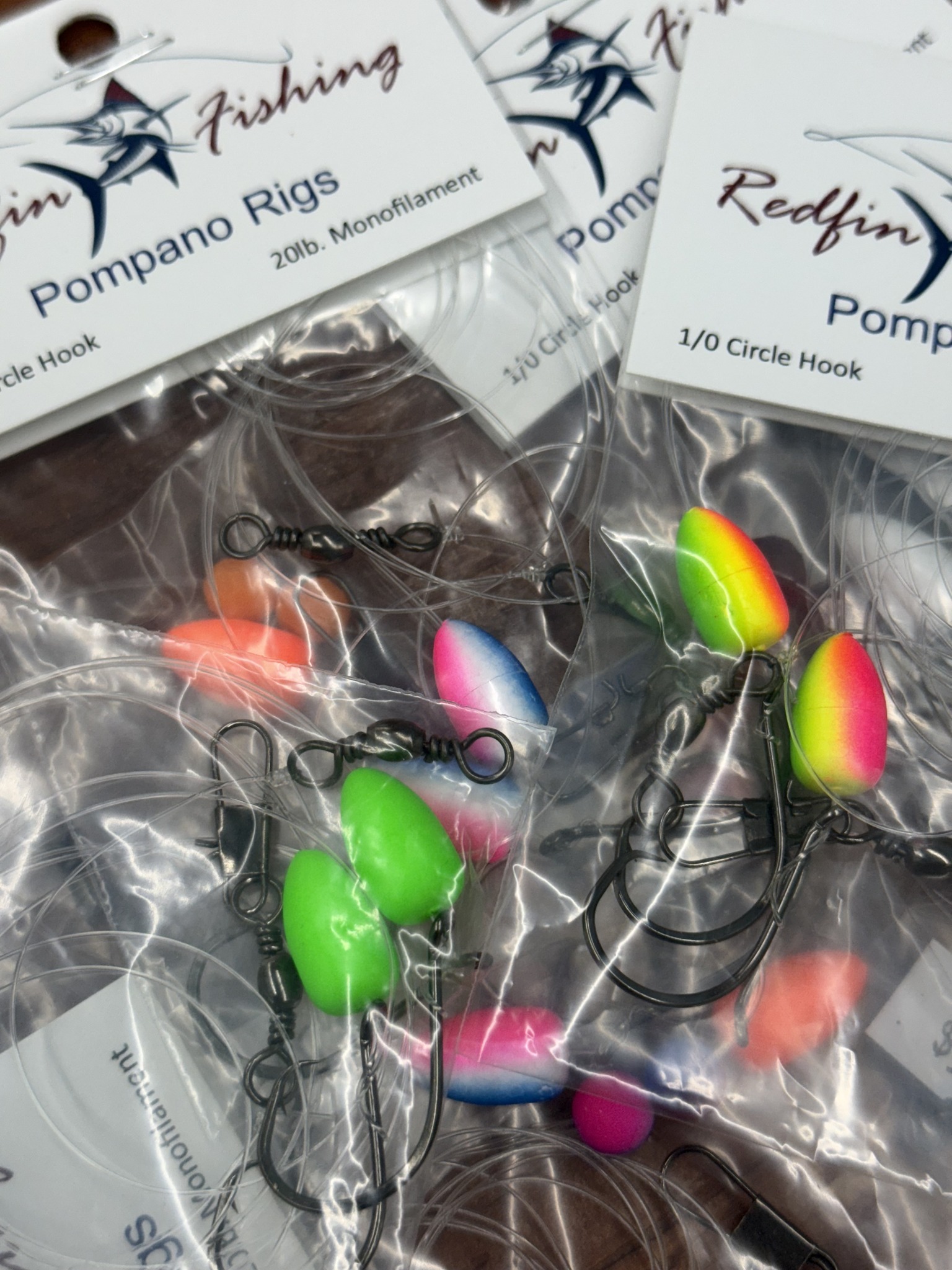 Redfin Pompano Rig Double Dropper Rig - Redfin Fishing